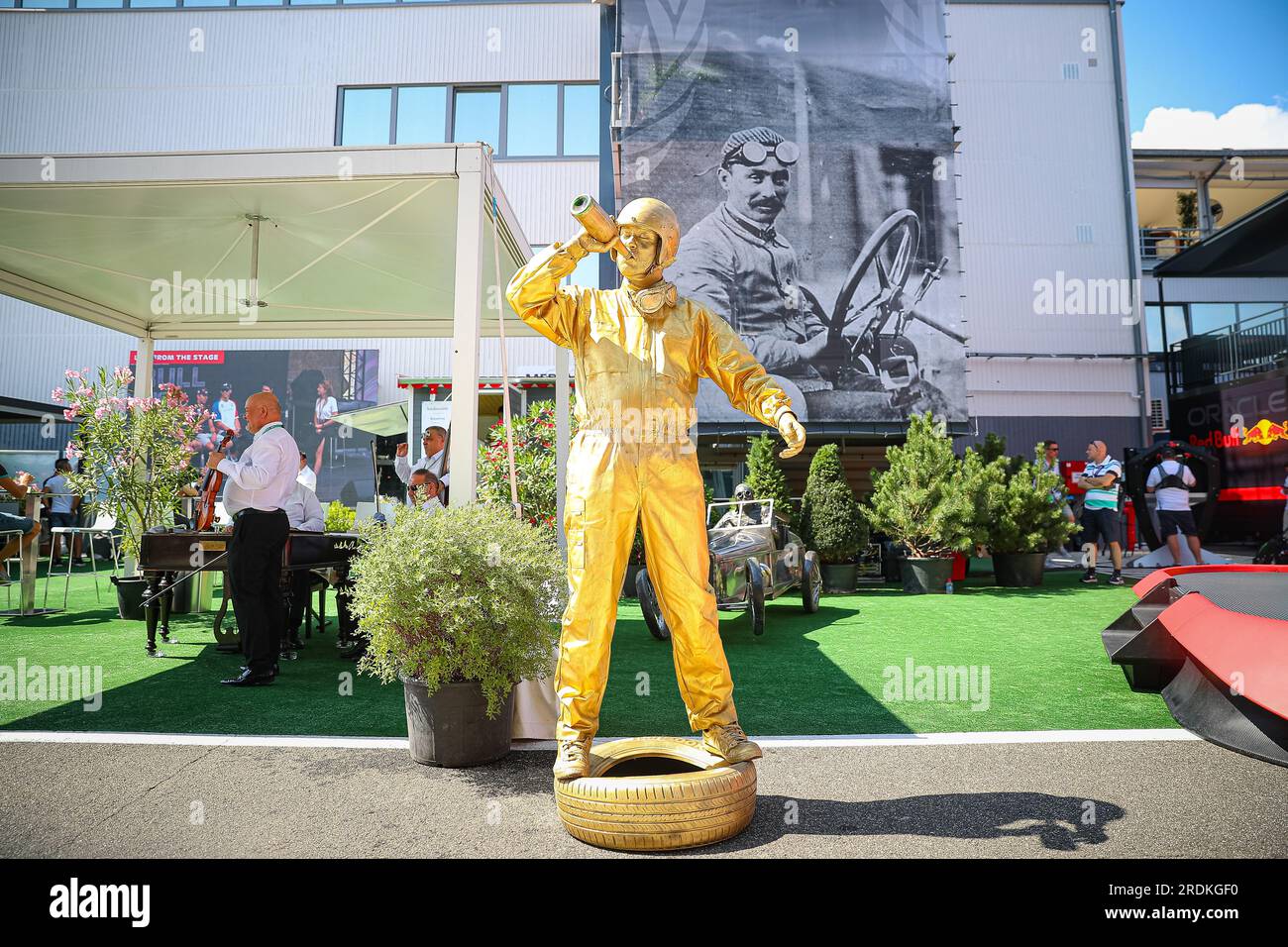 Hungary, 22/07/2023, General Paddock view during the Hungarian GP ...