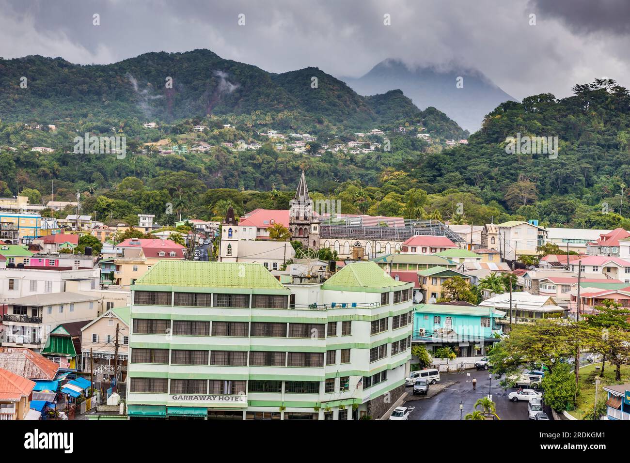 Caribbean dominica roseau view hi-res stock photography and images - Alamy