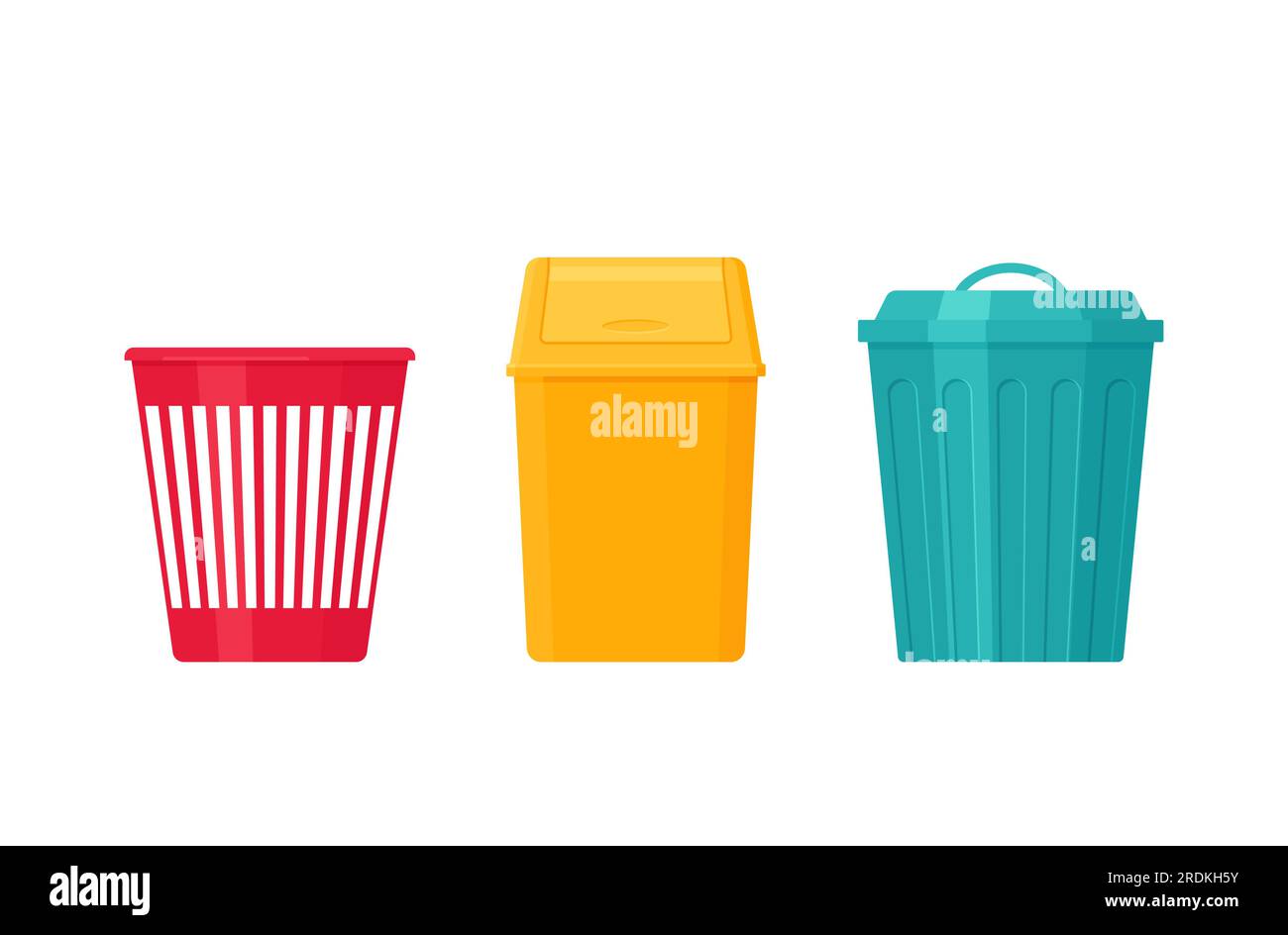 Skip rubbish illustration Stock Vector Images - Alamy
