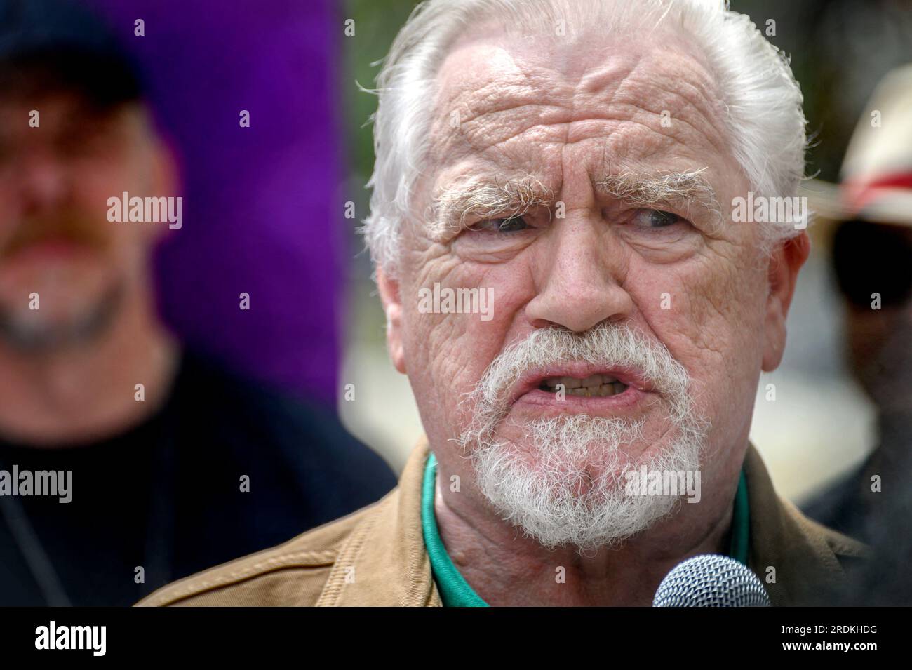 Brian Cox (Scottish actor) at an EQUITY event in Leicester Square ...