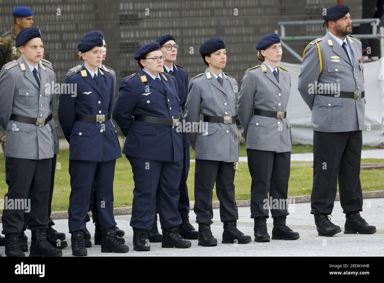 Berlin, Germany, July 20, 2023. Public pledge of 400 recruits of the ...