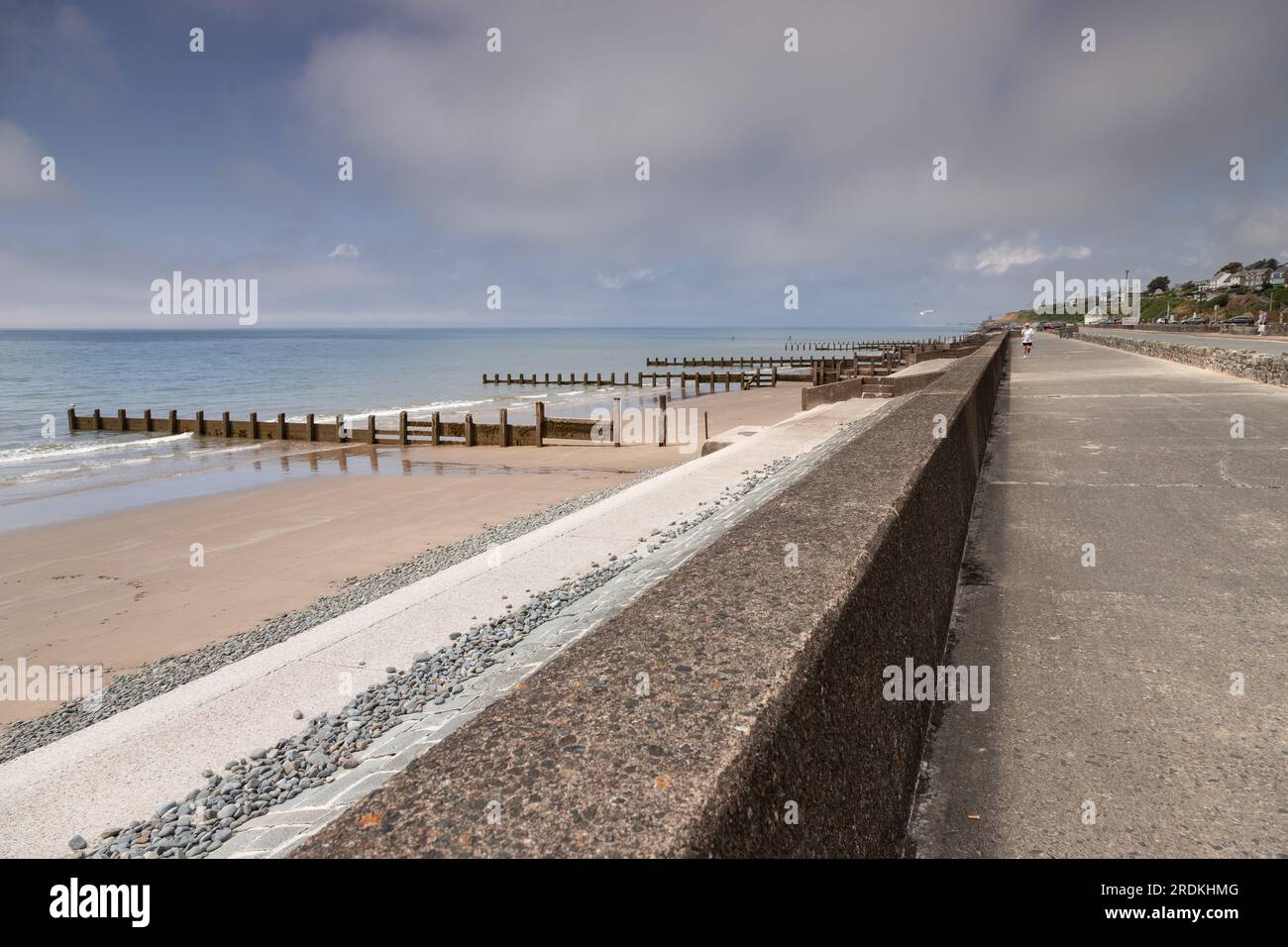 Sea mist over Barmouth on the welsh coast Stock Photo - Alamy