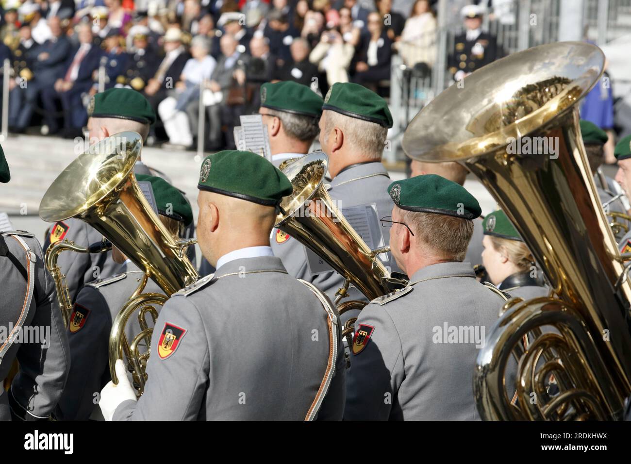 Berlin, Germany, July 20, 2023. Public pledge of 400 recruits of the ...