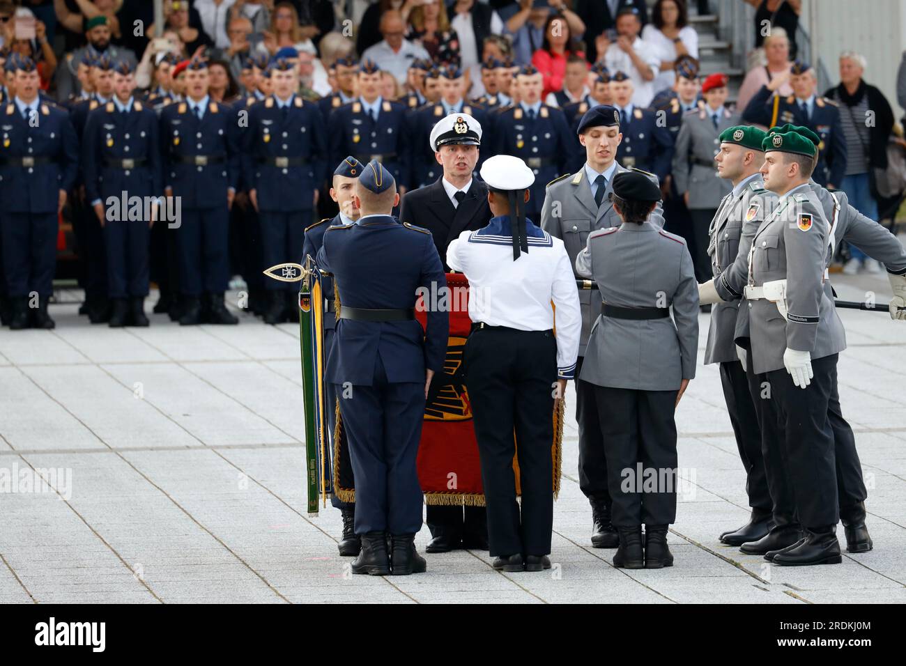 Berlin, Germany, July 20, 2023. Public pledge of 400 recruits of the ...