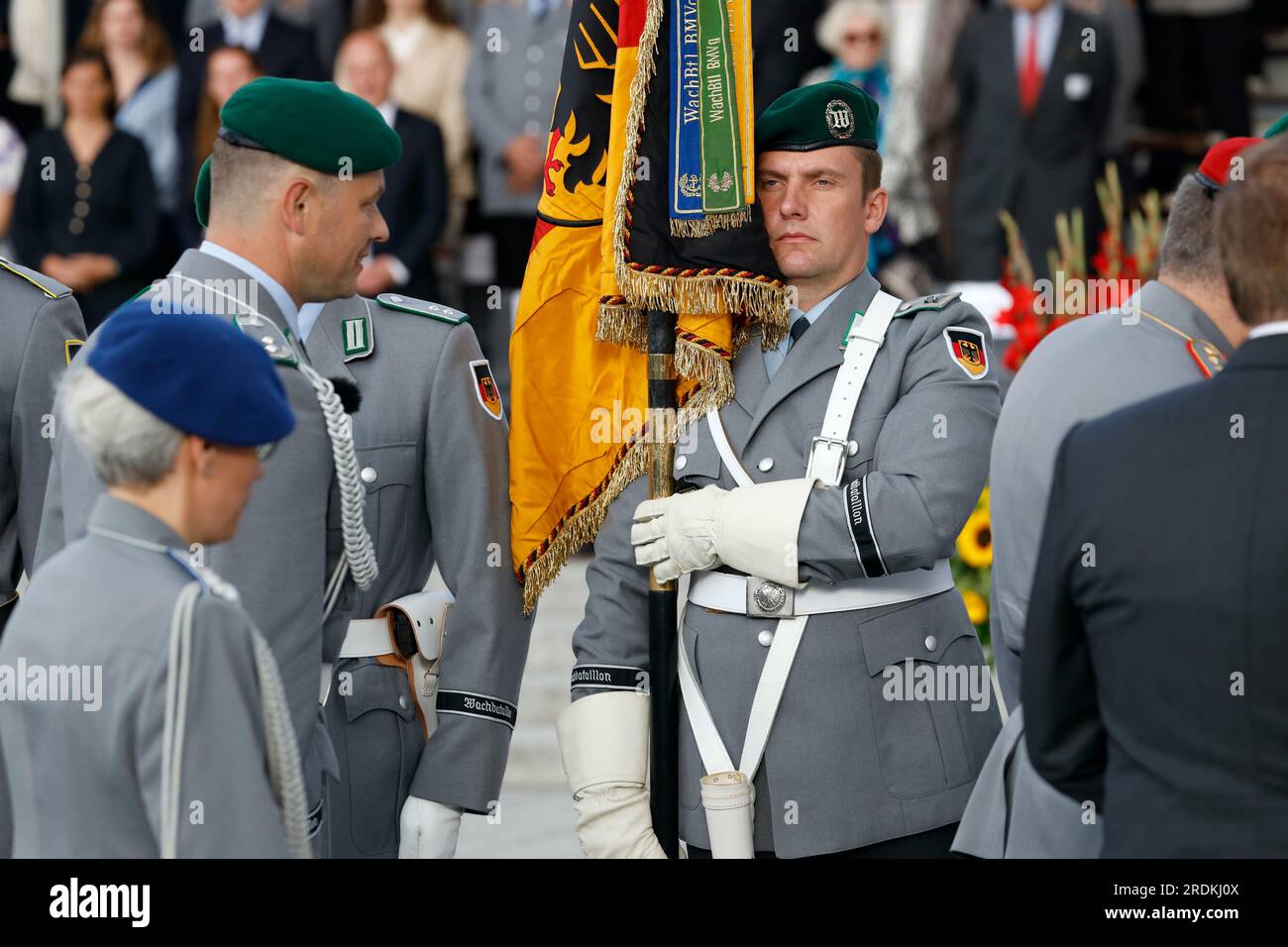 Berlin, Germany, July 20, 2023. Public pledge of 400 recruits of the ...