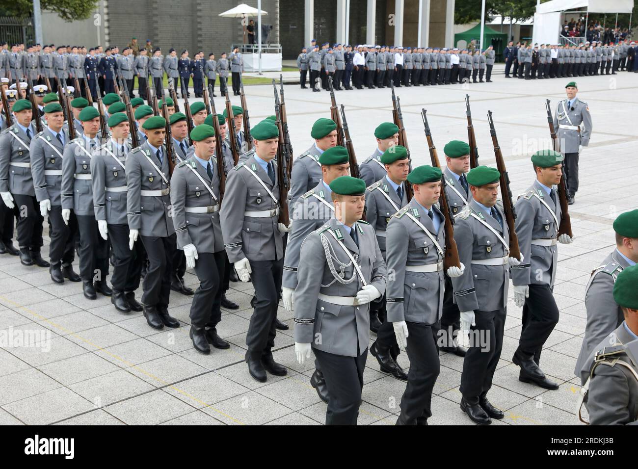 Berlin, Germany, July 20, 2023. Public pledge of 400 recruits of the ...