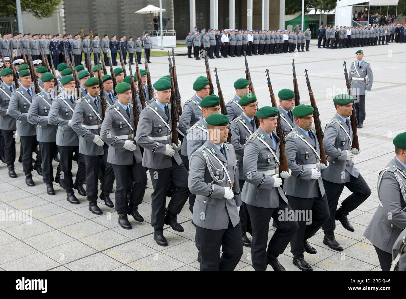 Berlin, Germany, July 20, 2023. Public pledge of 400 recruits of the ...