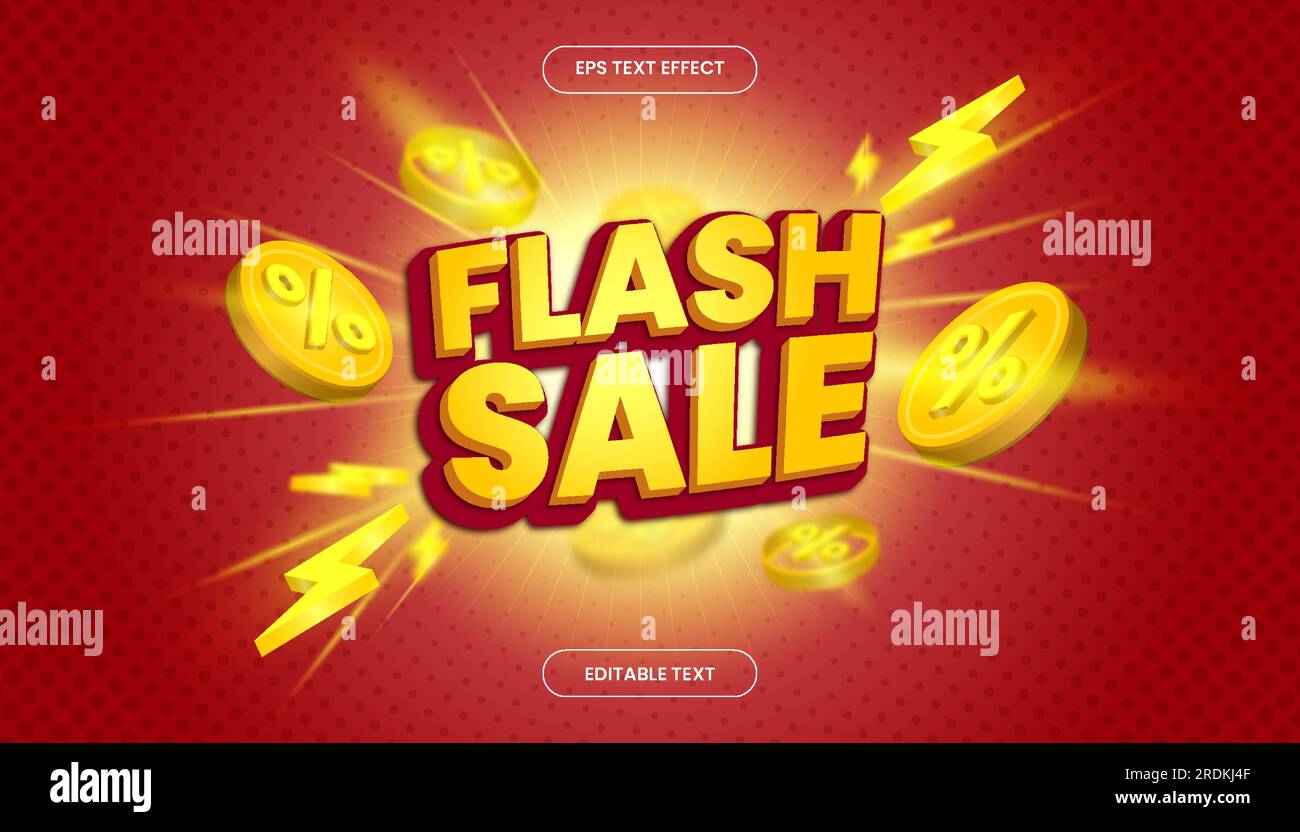 Mega sale 3d text effect hi-res stock photography and images - Alamy