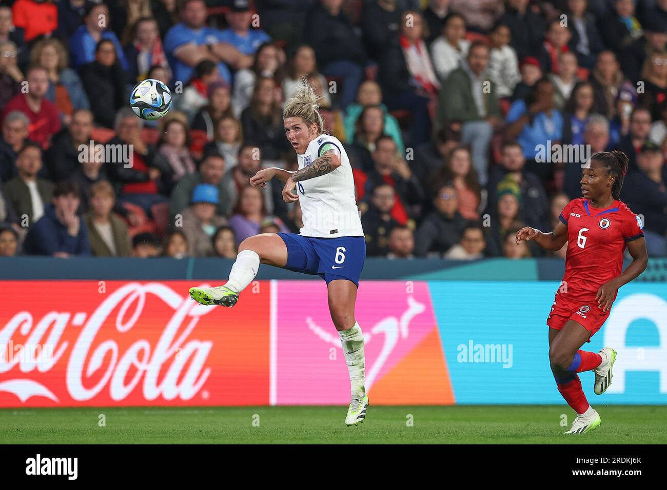 Millie Bright #6 of England passes the ball during the FIFA Women's ...