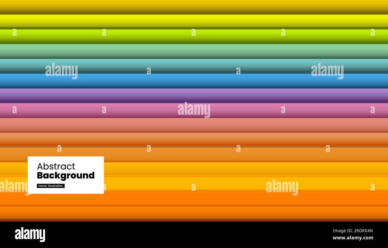 Abstract horizontal colorful background design Stock Vector Image & Art ...