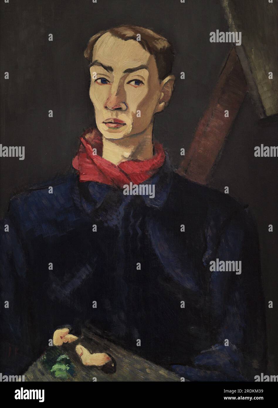 Self portrait with red neckerchief hi-res stock photography and images ...