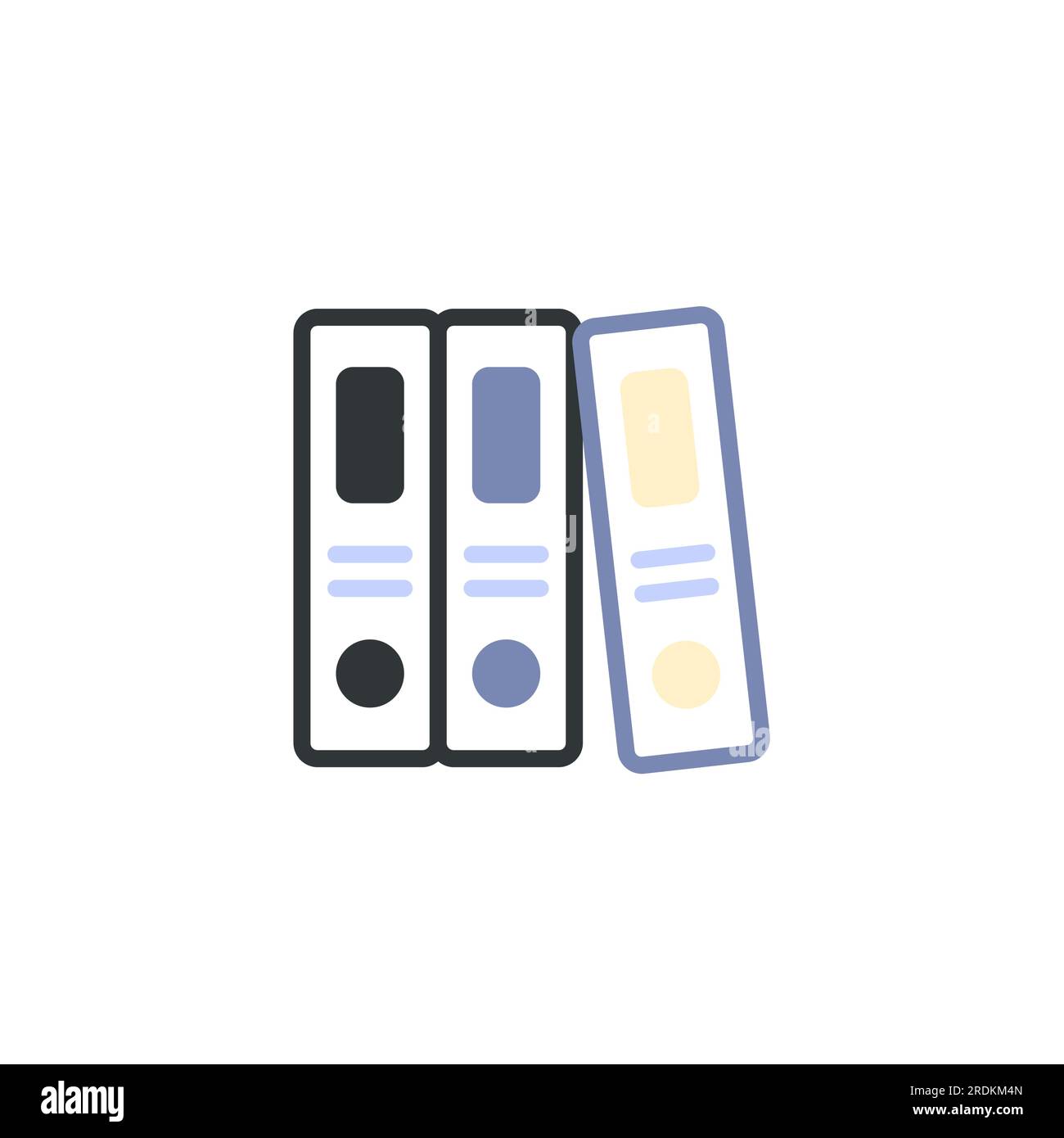 Managing Archive History with a Stackfolder System Stock Vector Image ...