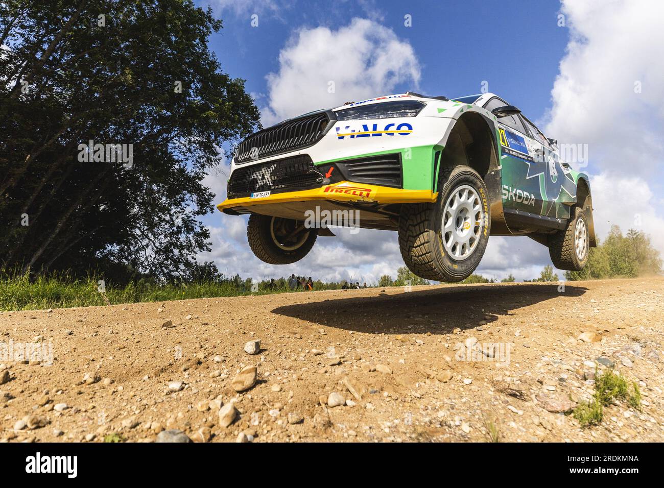 Tartu, Estonia, 22/07/2023, 27 Marco BULACIA (BOL), Diego VALLEJO (ESP), TOKSPORT WRT 2, SKODA ...