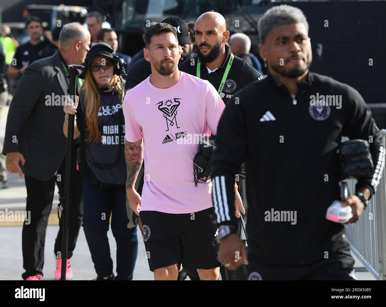 Fort Lauderdale FL, USA. 21st July, 2023. Lionel Messi of Inter Miami ...