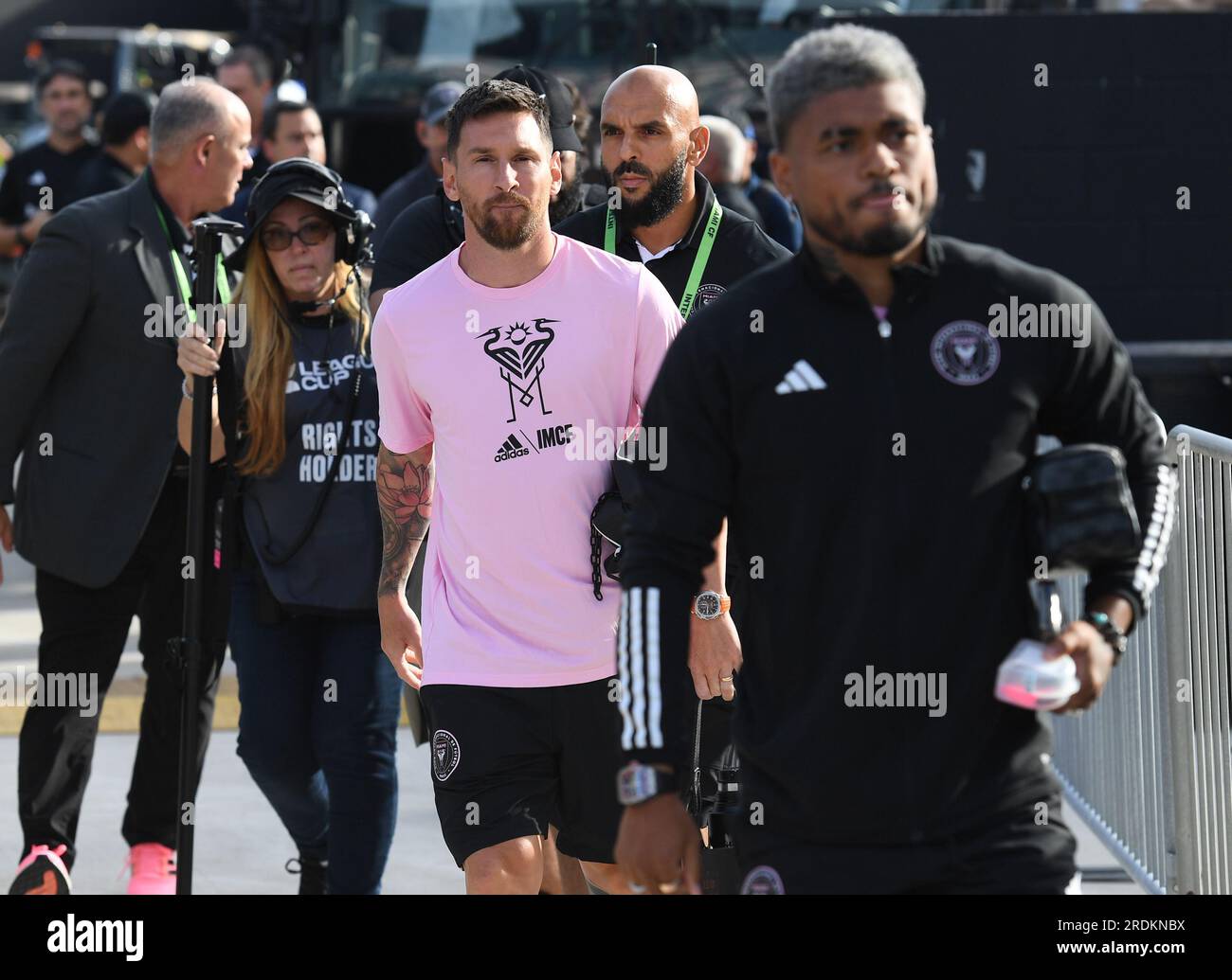 Fort Lauderdale FL, USA. 21st July, 2023. Lionel Messi of Inter Miami ...