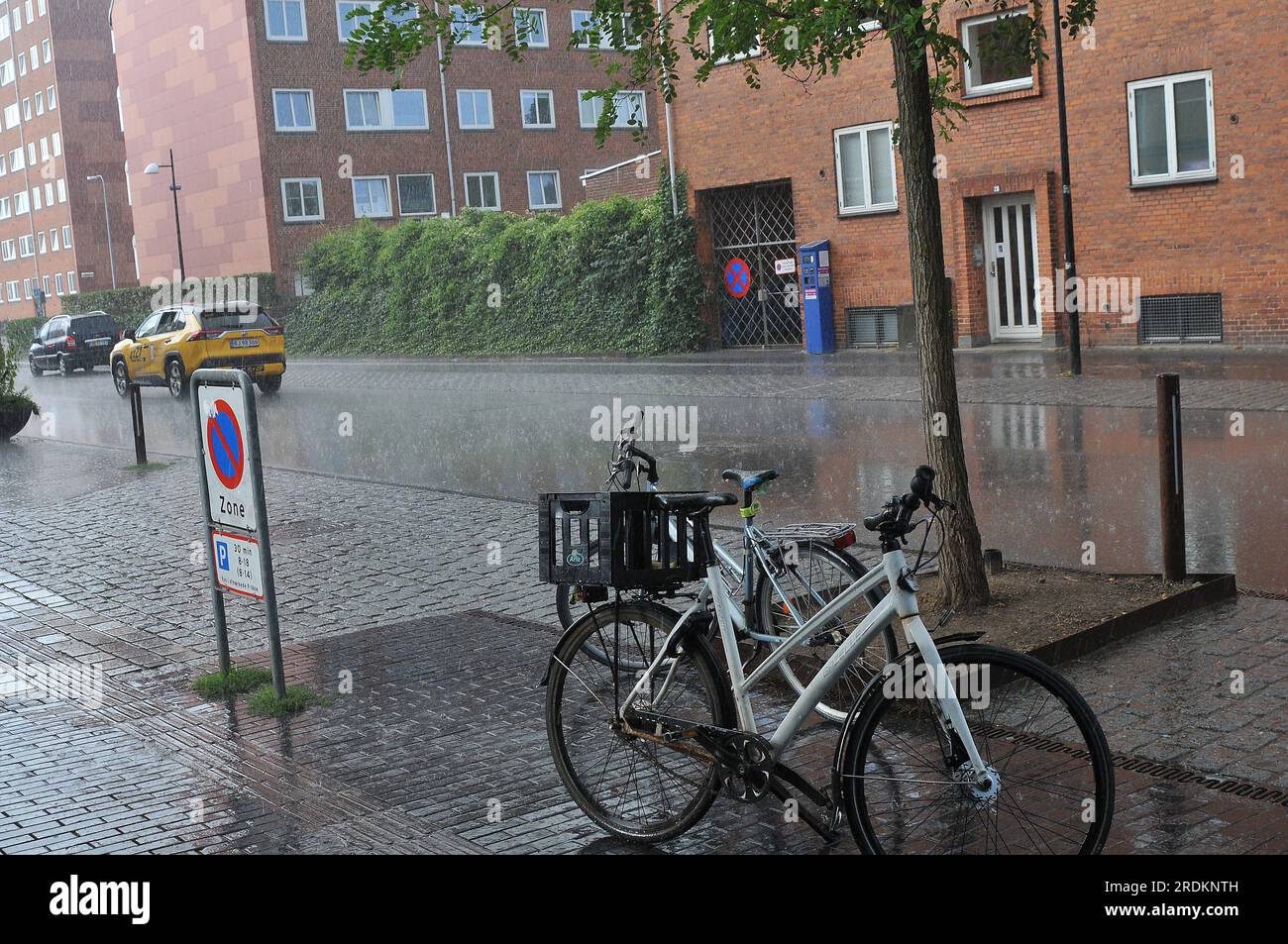 22 July 2023/ weather Heat &rain fall in danish capital Copenhagen ...