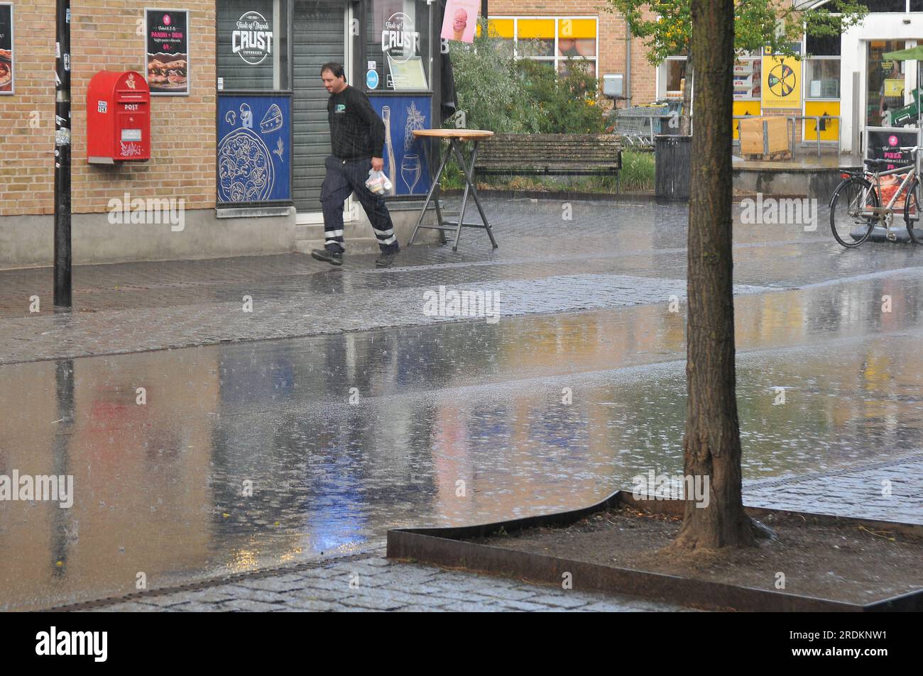 22 July 2023/ weather Heat &rain fall in danish capital Copenhagen ...
