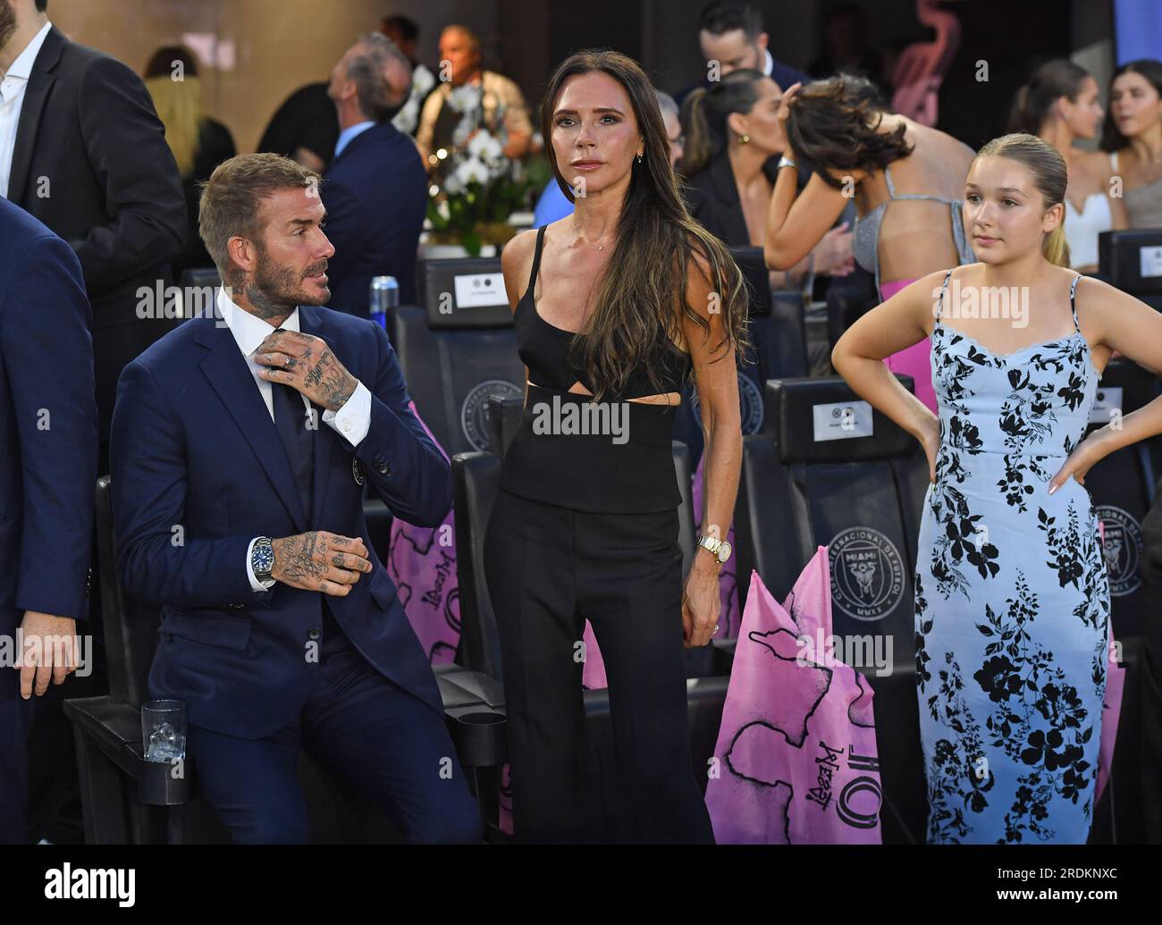 Fort Lauderdale FL, USA. 21st July, 2023. David Beckham, Victoria ...