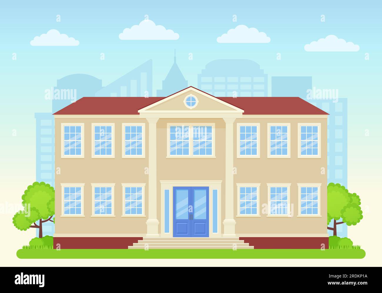 Front door high view Stock Vector Images - Alamy