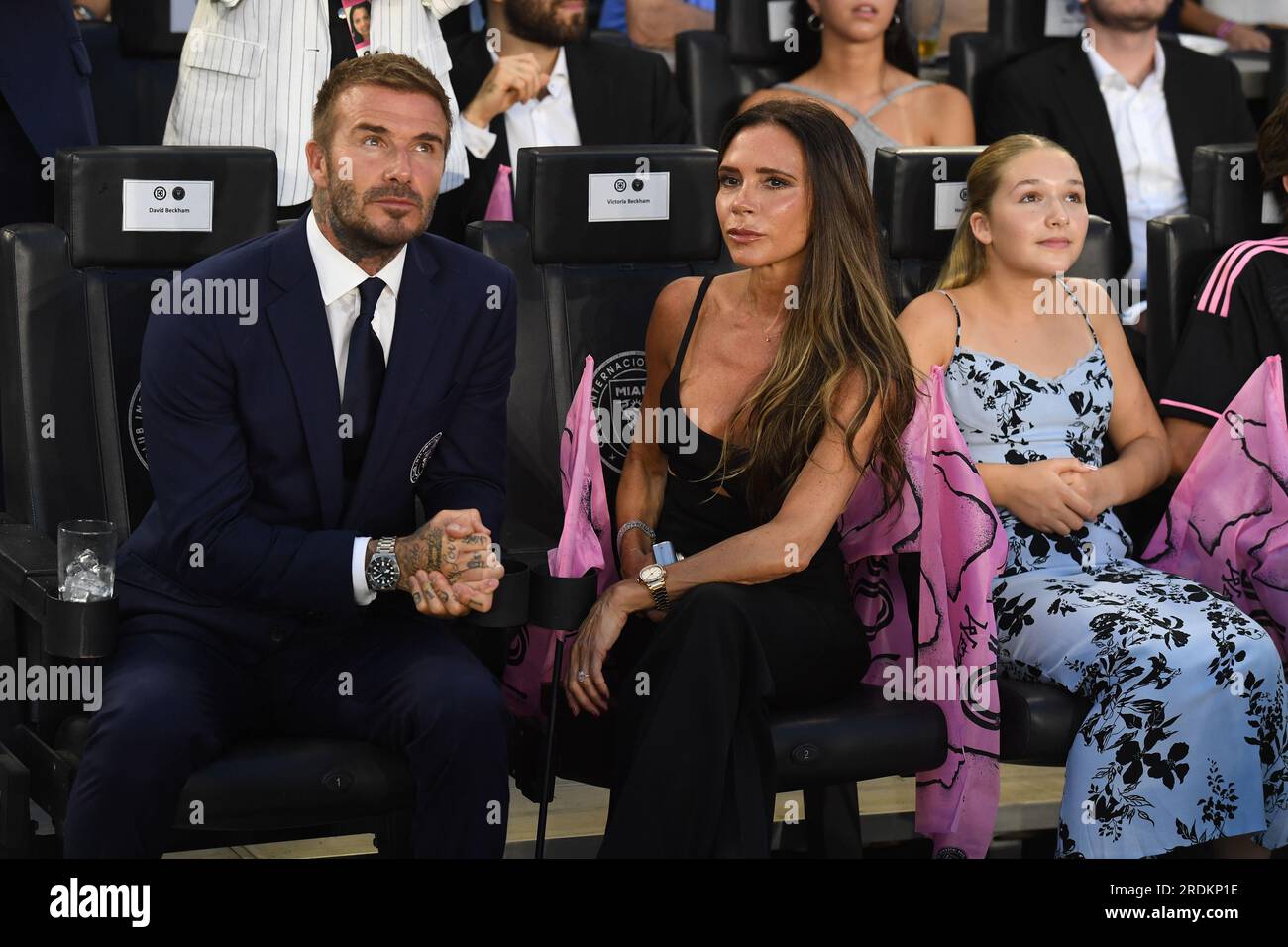 Fort Lauderdale FL, USA. 21st July, 2023. David Beckham, Victoria ...