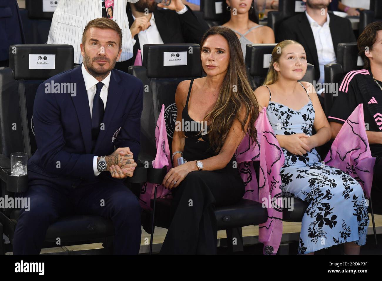 Fort Lauderdale FL, USA. 21st July, 2023. David Beckham, Victoria ...