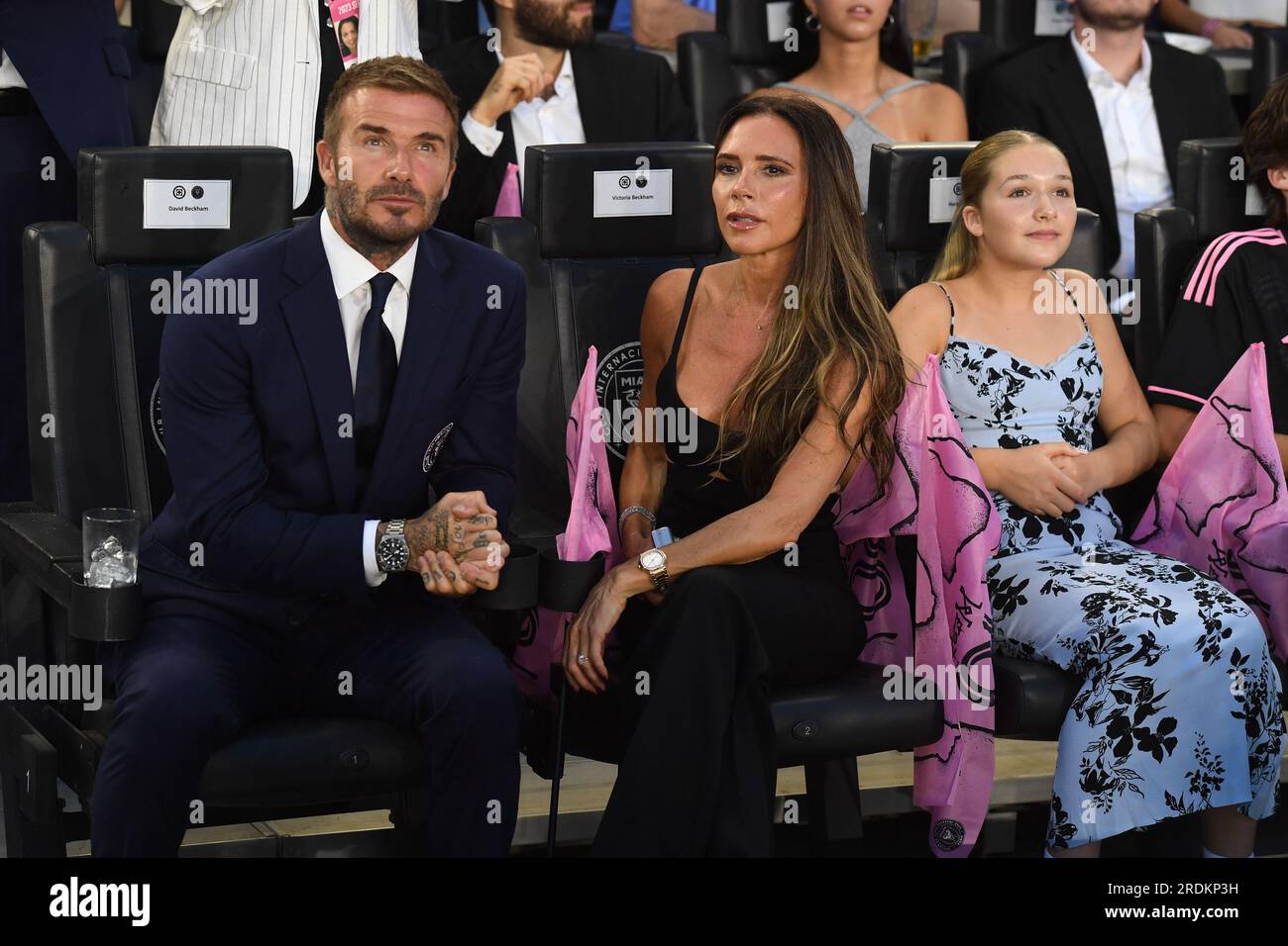 Fort Lauderdale FL, USA. 21st July, 2023. David Beckham, Victoria ...