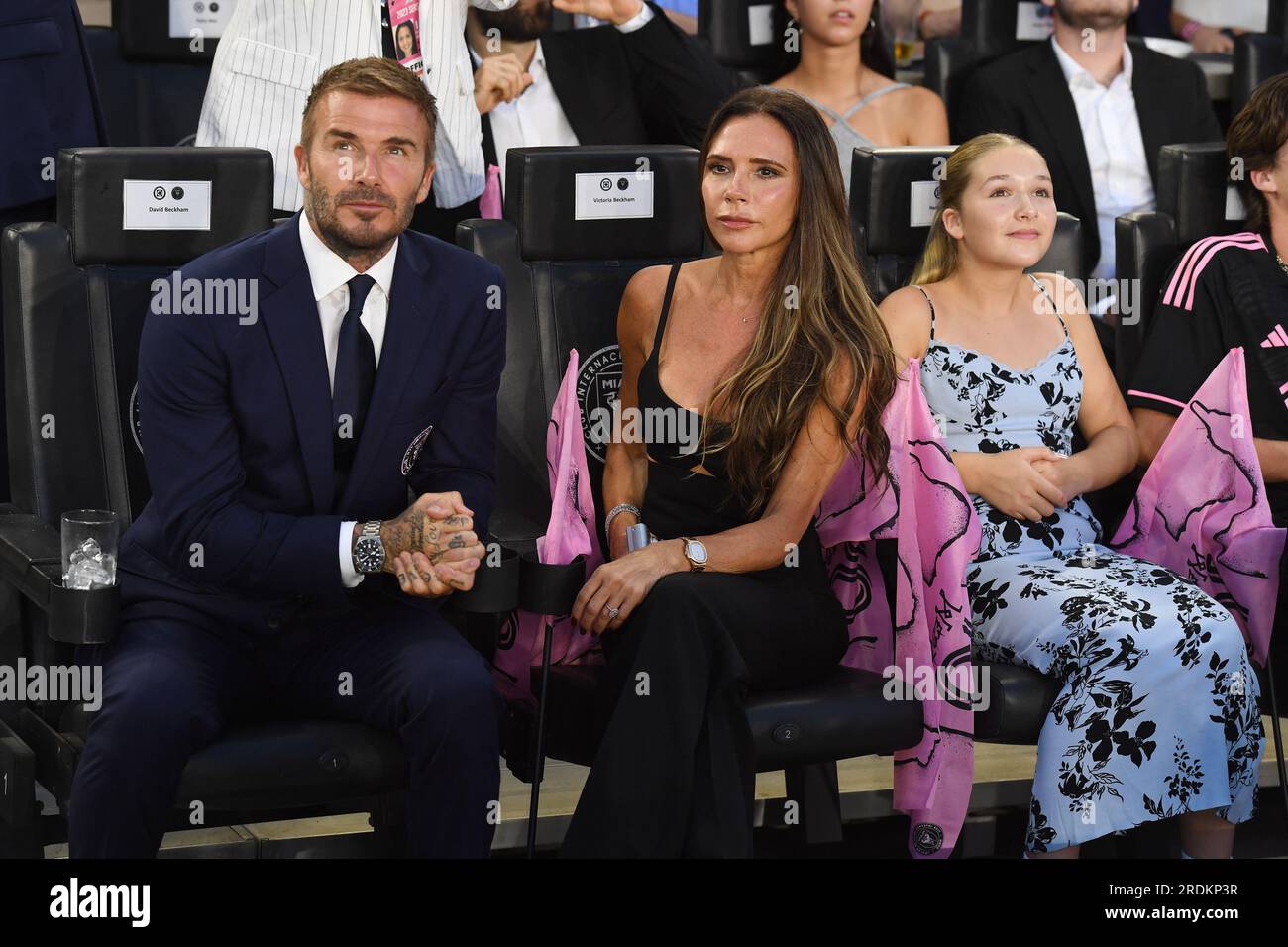 Fort Lauderdale FL, USA. 21st July, 2023. David Beckham, Victoria ...