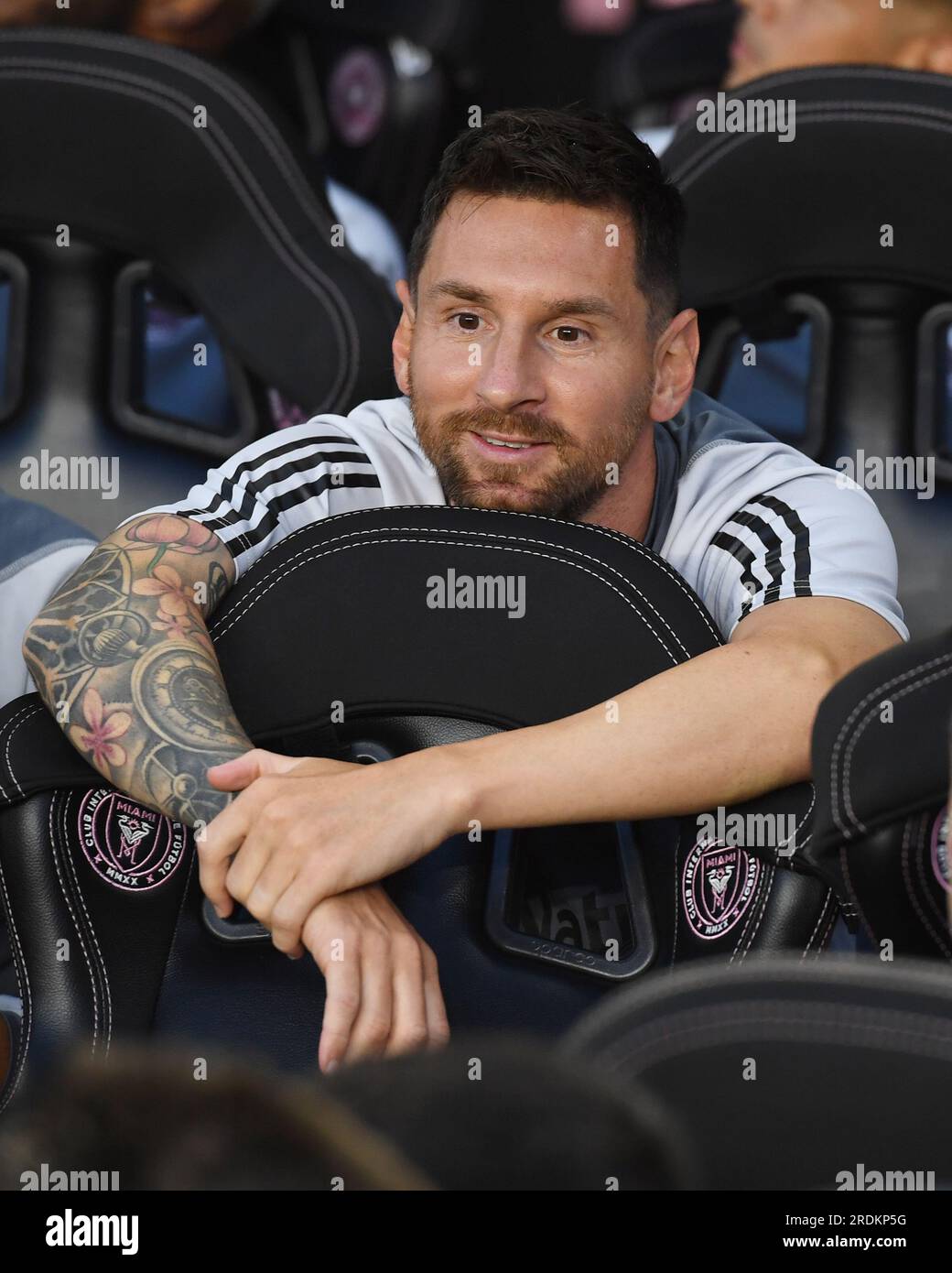 Fort Lauderdale FL, USA. 21st July, 2023. Lionel Messi of Inter Miami ...