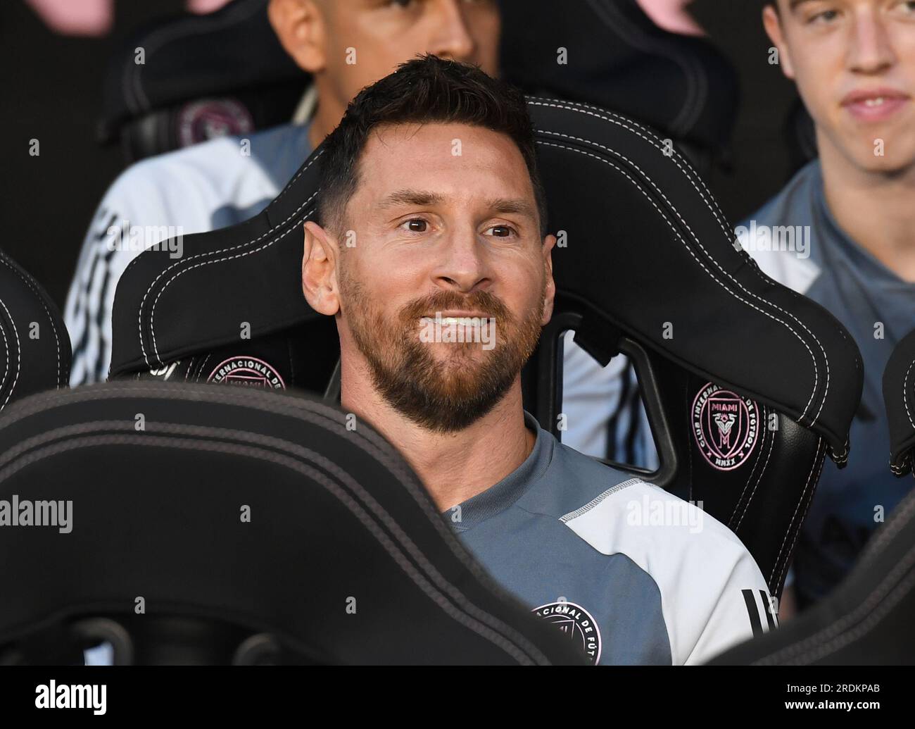 Fort Lauderdale FL, USA. 21st July, 2023. Lionel Messi of Inter Miami ...