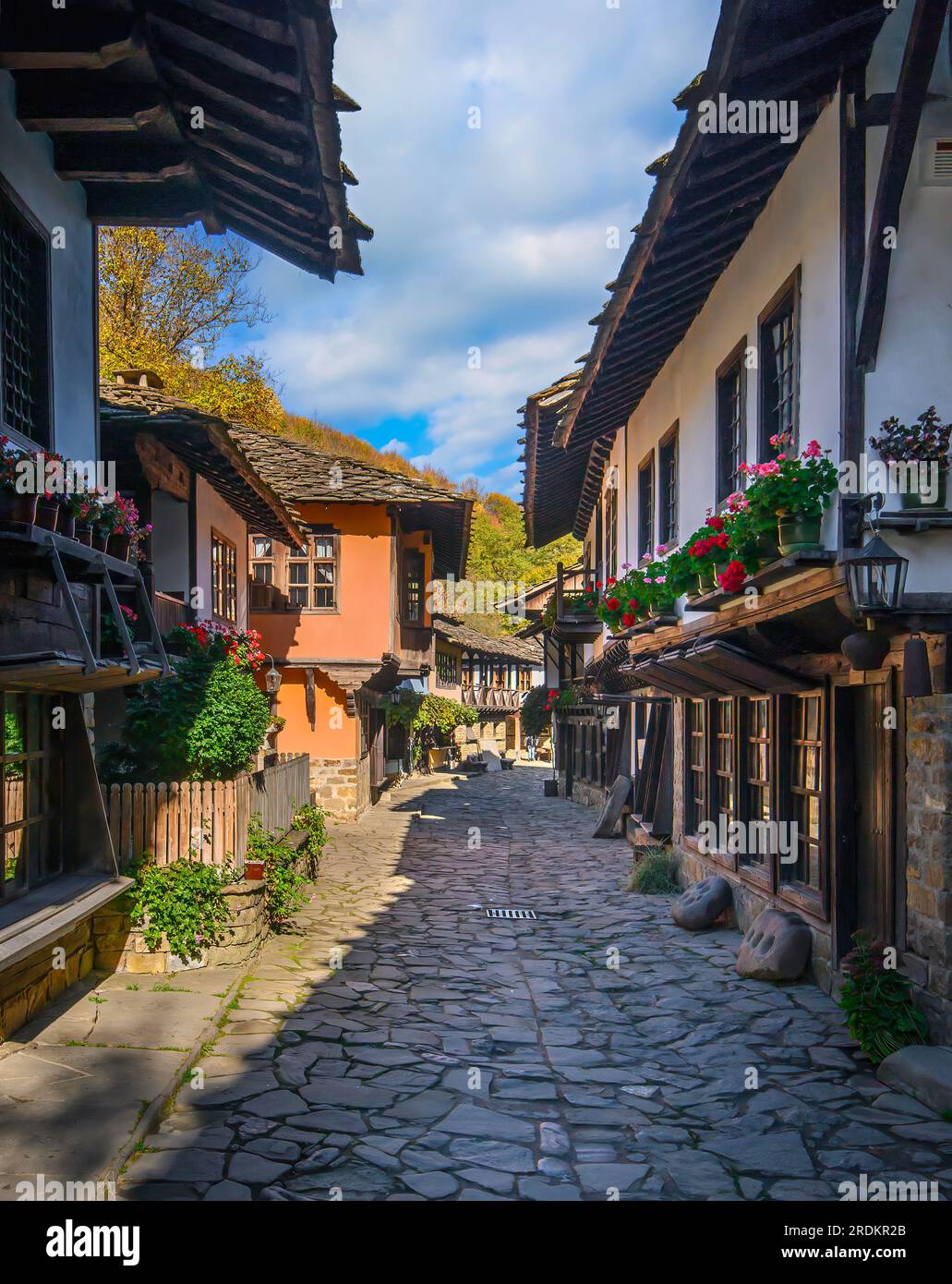 Old traditional Bulgarian house in Architectural Ethnographic Complex ...