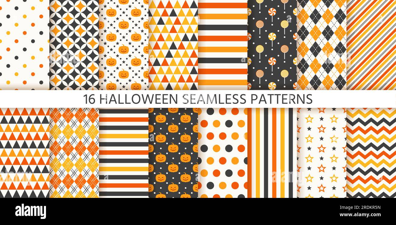 Purple Halloween Polka Dot Background