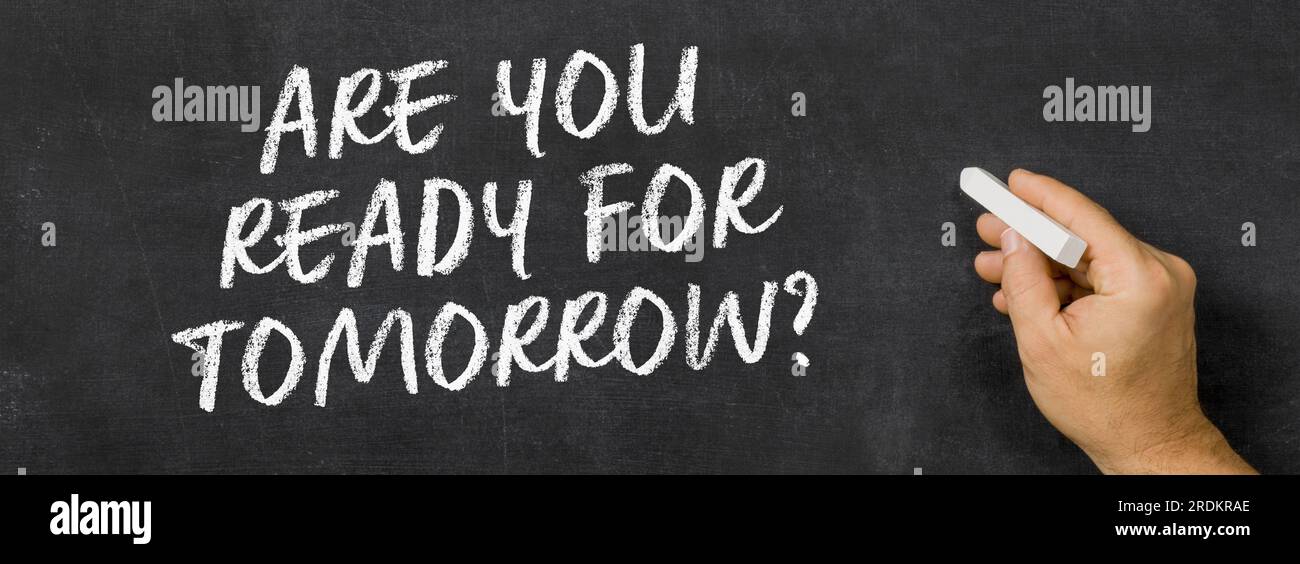 Business message tomorrow written hi-res stock photography and images ...