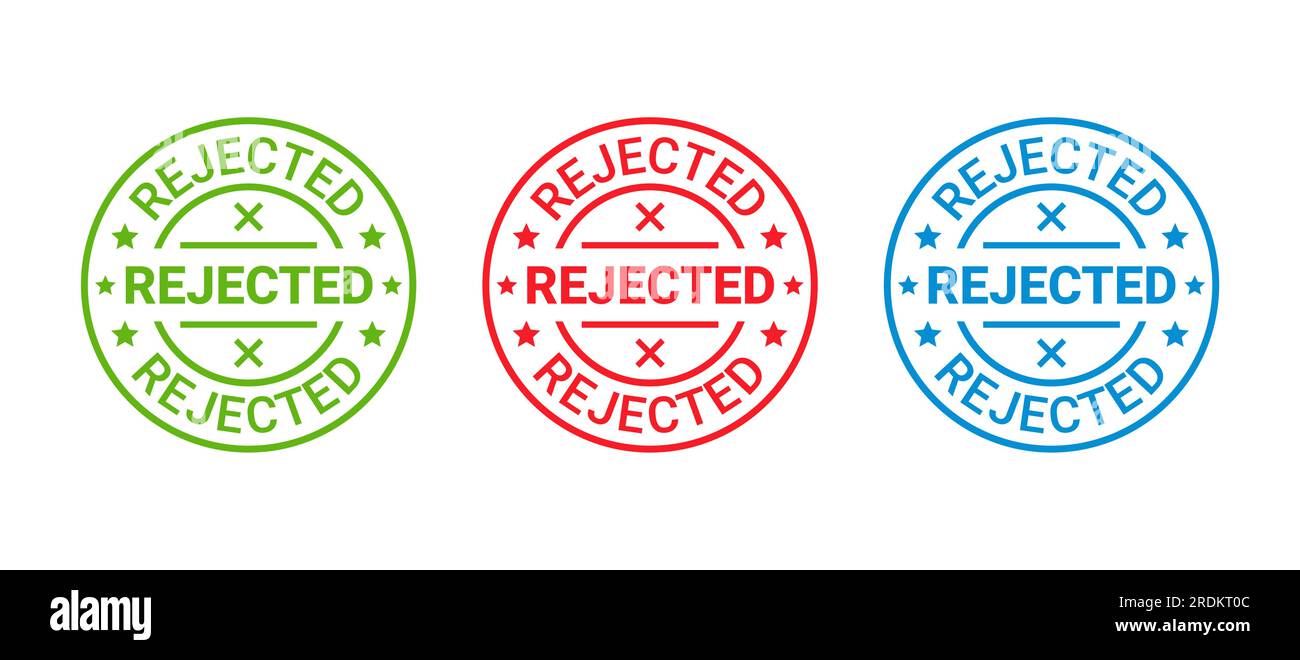Quality control rejected Stock Vector Images - Alamy