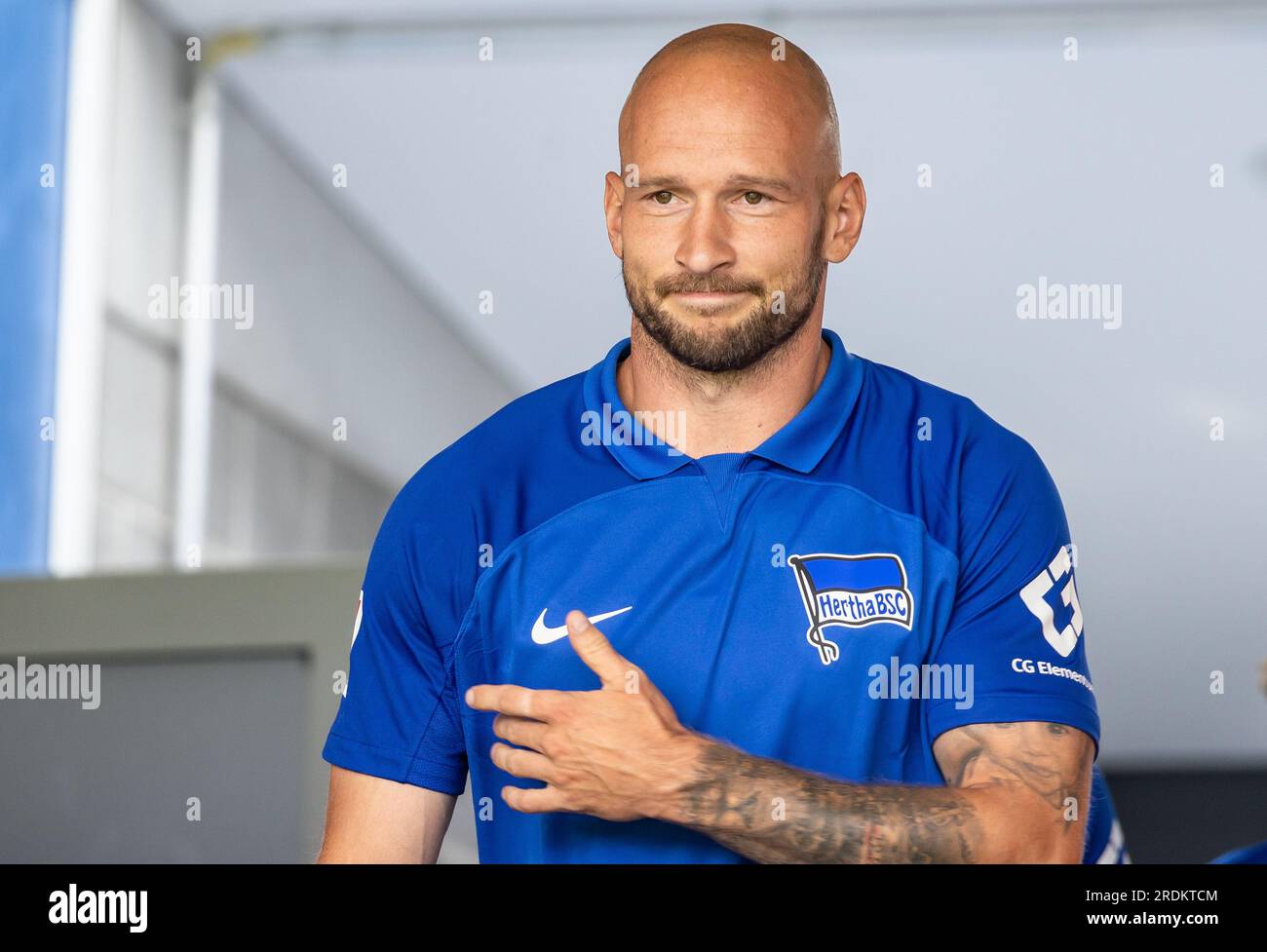 Berlin, Germany. 22nd July, 2023. Soccer: 2. Bundesliga, Hertha BSC ...