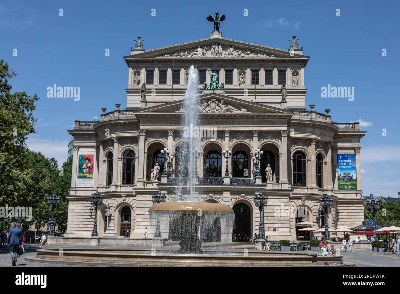 Opera house fountains in hi-res stock photography and images - Alamy