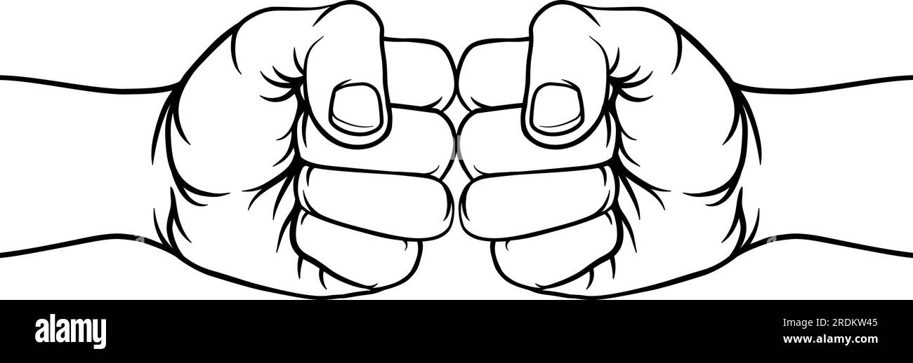 Fist bump respect Stock Vector Images - Alamy