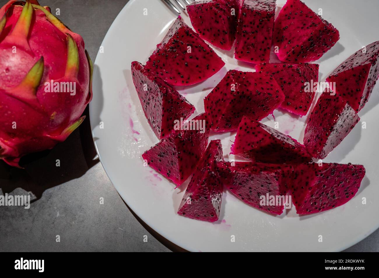 Pitaya dragon fruits harvest hi-res stock photography and images - Alamy