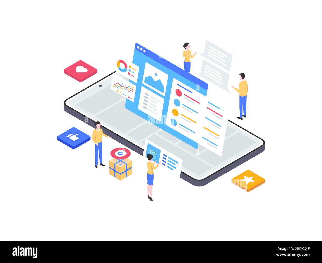 Phone product detail Stock Vector Images - Alamy