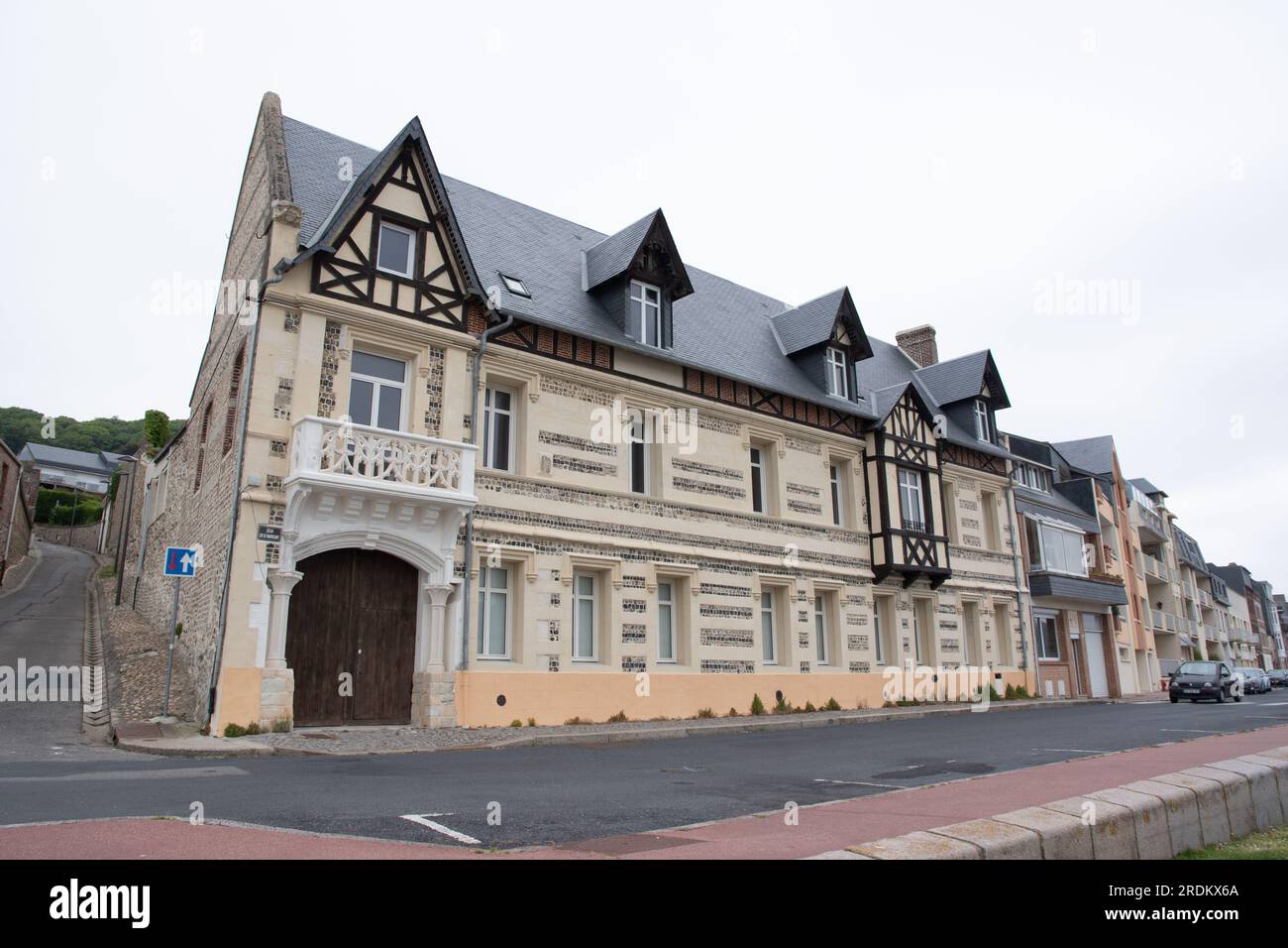 Quayside house Fécamp, France Stock Photo - Alamy