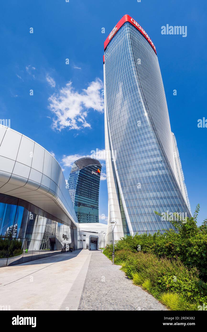 Generali Tower or Hadid Tower, Milan, Lombardy, Italy Stock Photo - Alamy