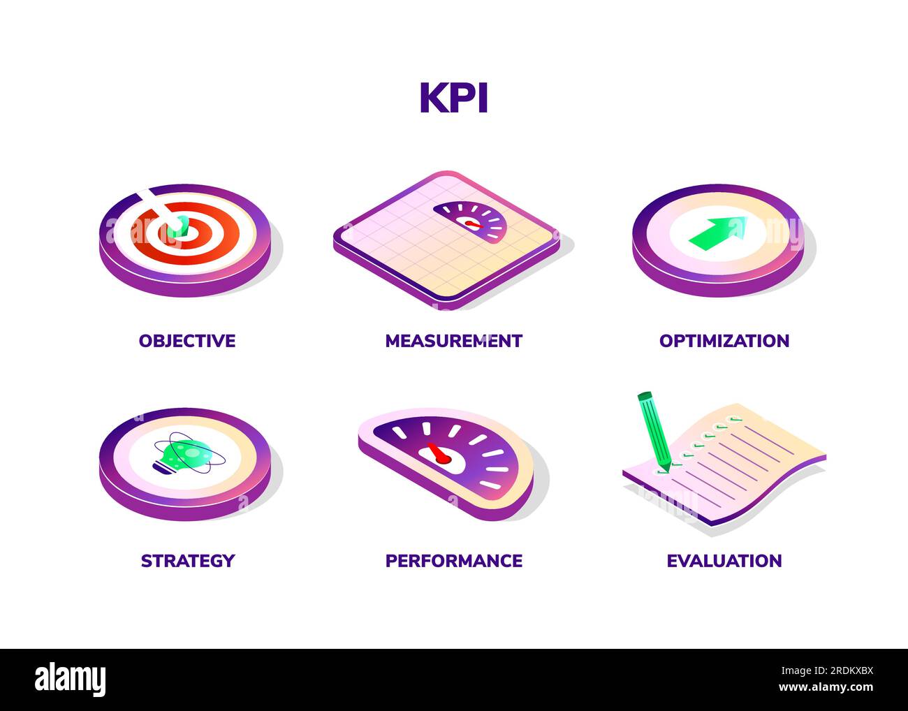 Kpi banner Stock Vector Images - Alamy