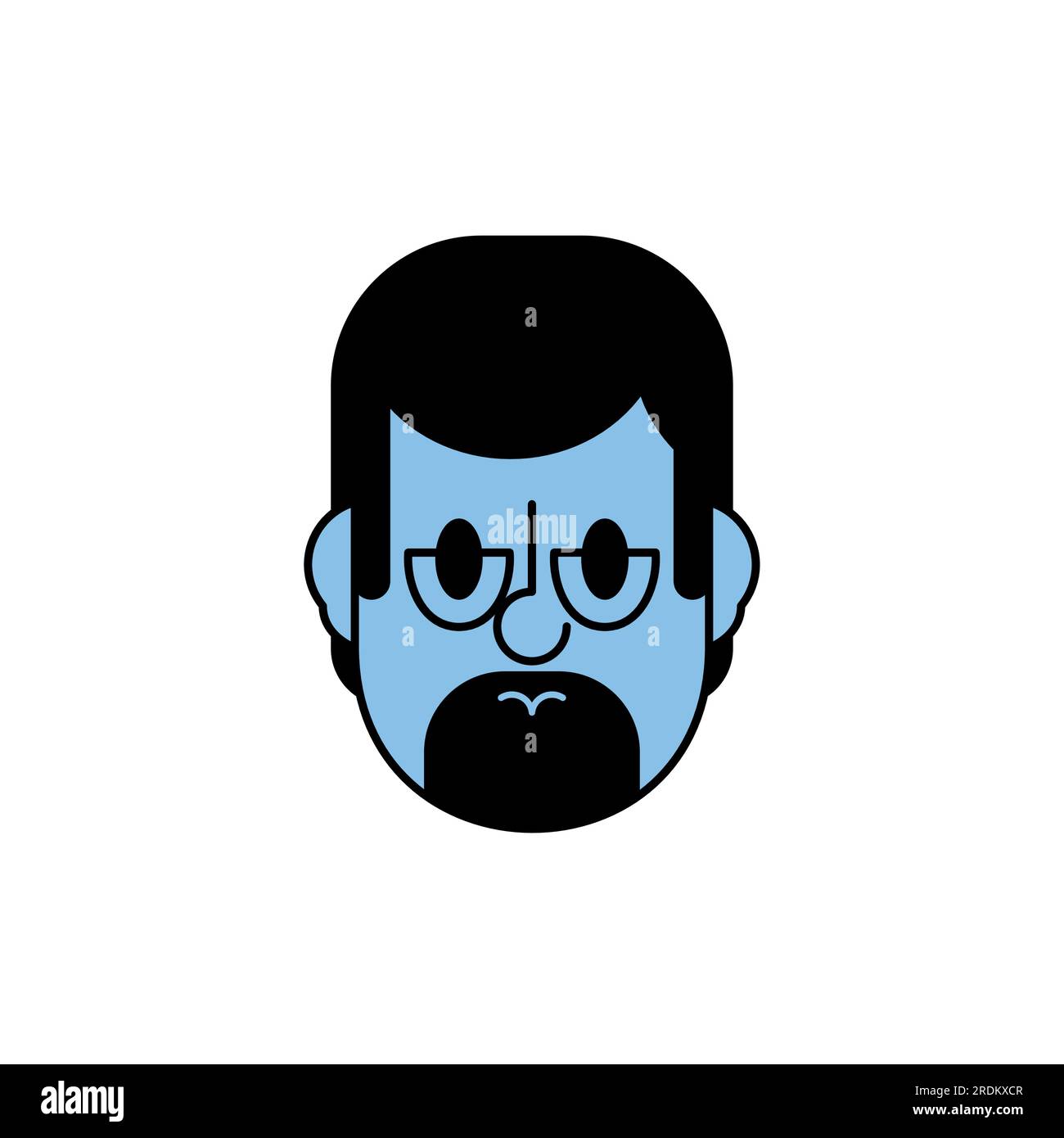 Men faces vector vectors Cut Out Stock Images & Pictures - Alamy