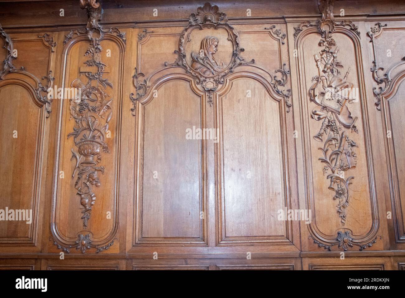 Chapelle de la Vierge, Abbey of the Holy Trinity, Fécamp Stock Photo ...