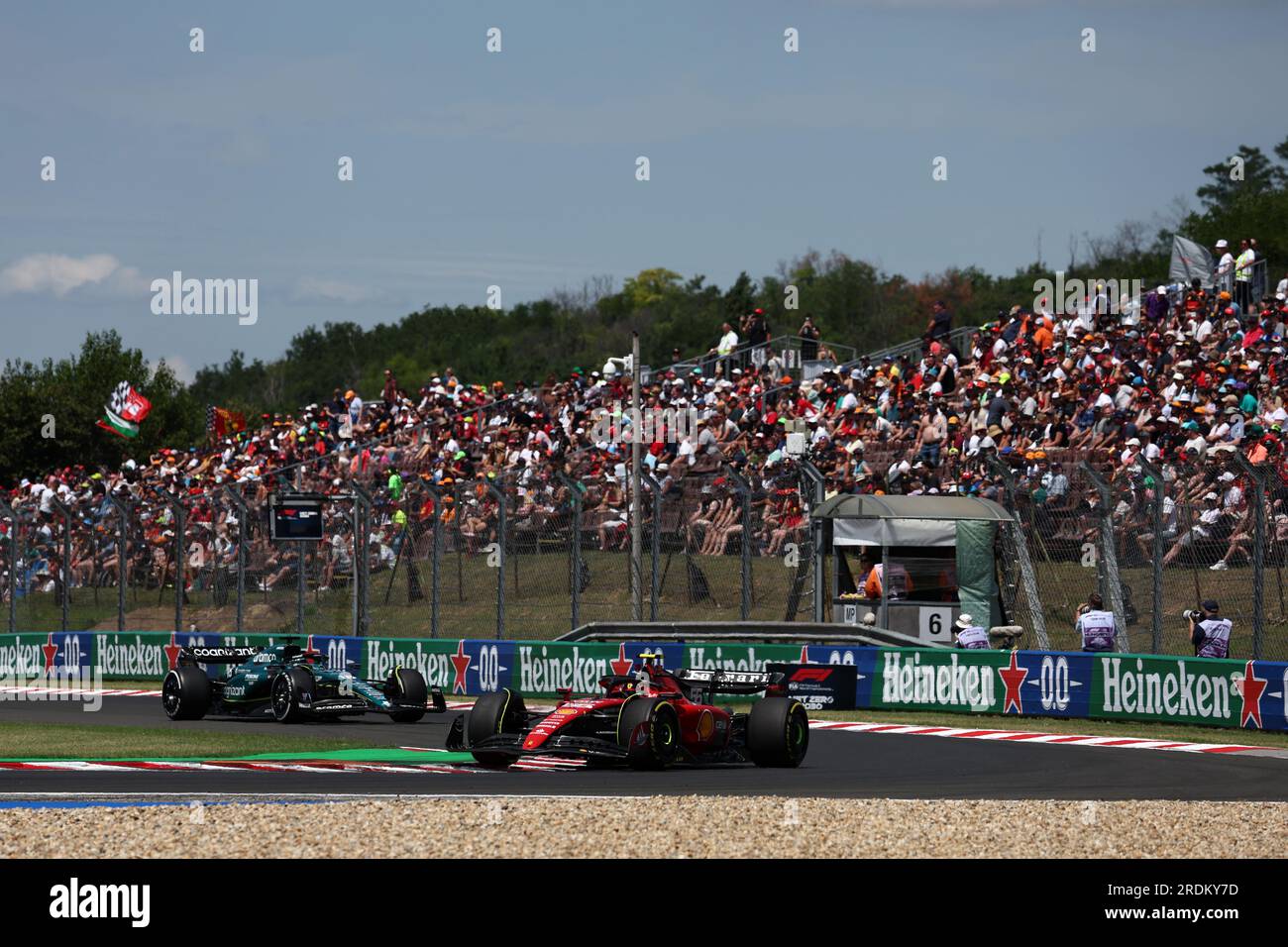 Budapest, Hungary. 22nd July, 2023. Carlos Sainz Jr (ESP) Ferrari SF-23 ...