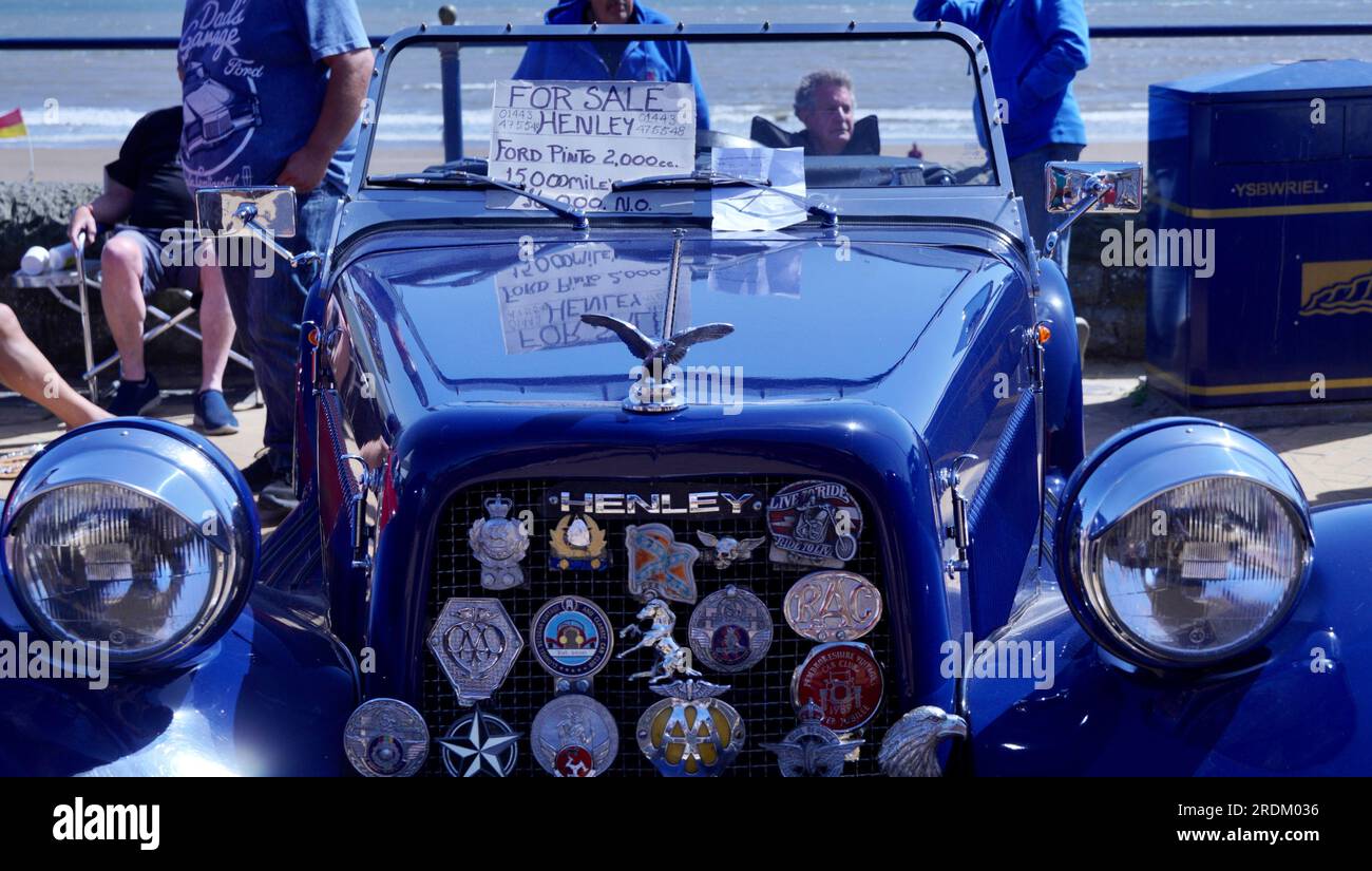 A classic Henley kit car, built in 1983, on display at a vintage ...