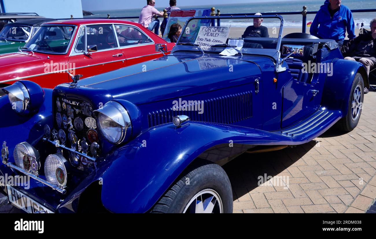 A classic Henley kit car, built in 1983, on display at a vintage ...