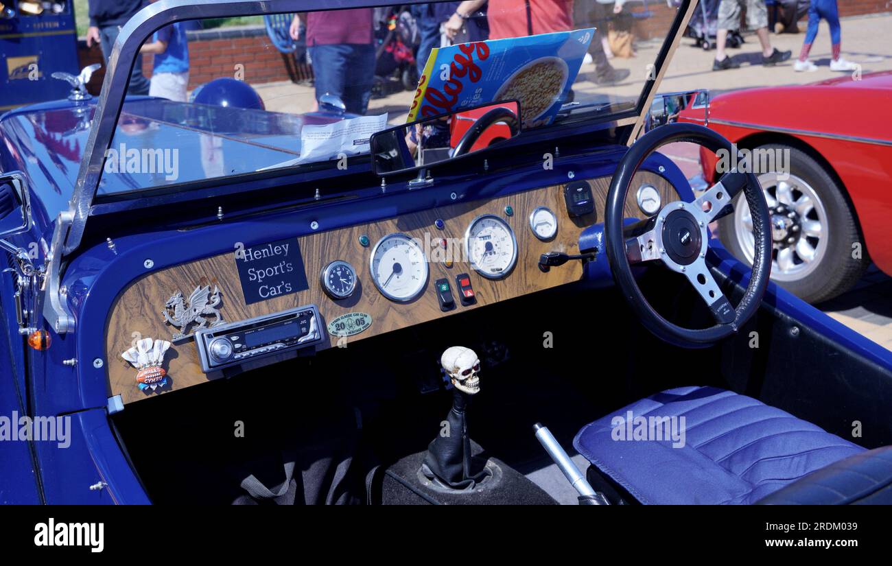 A classic Henley kit car, built in 1983, on display at a vintage ...