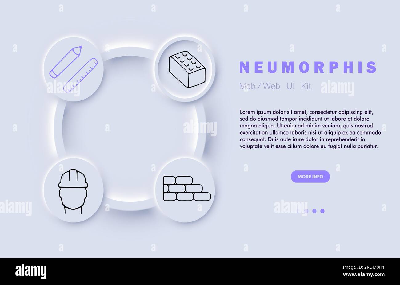 House construction line icon. Shovel, saw, hook, building materials ...