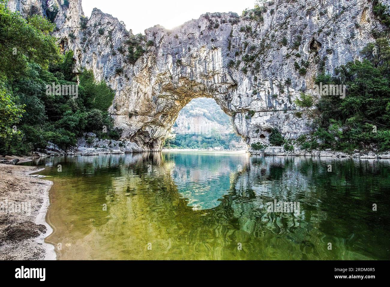 A natural bridge Stock Photo - Alamy
