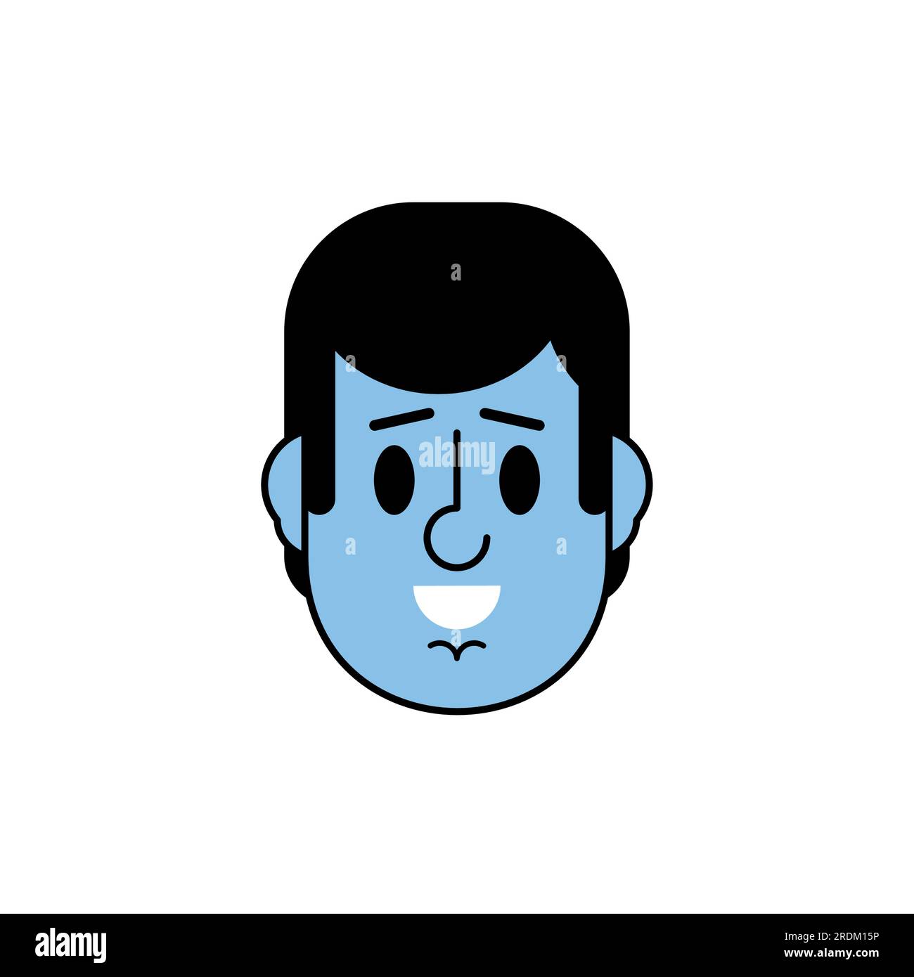 Man faces icon sign cartoon. Vector illustration Stock Vector Image ...